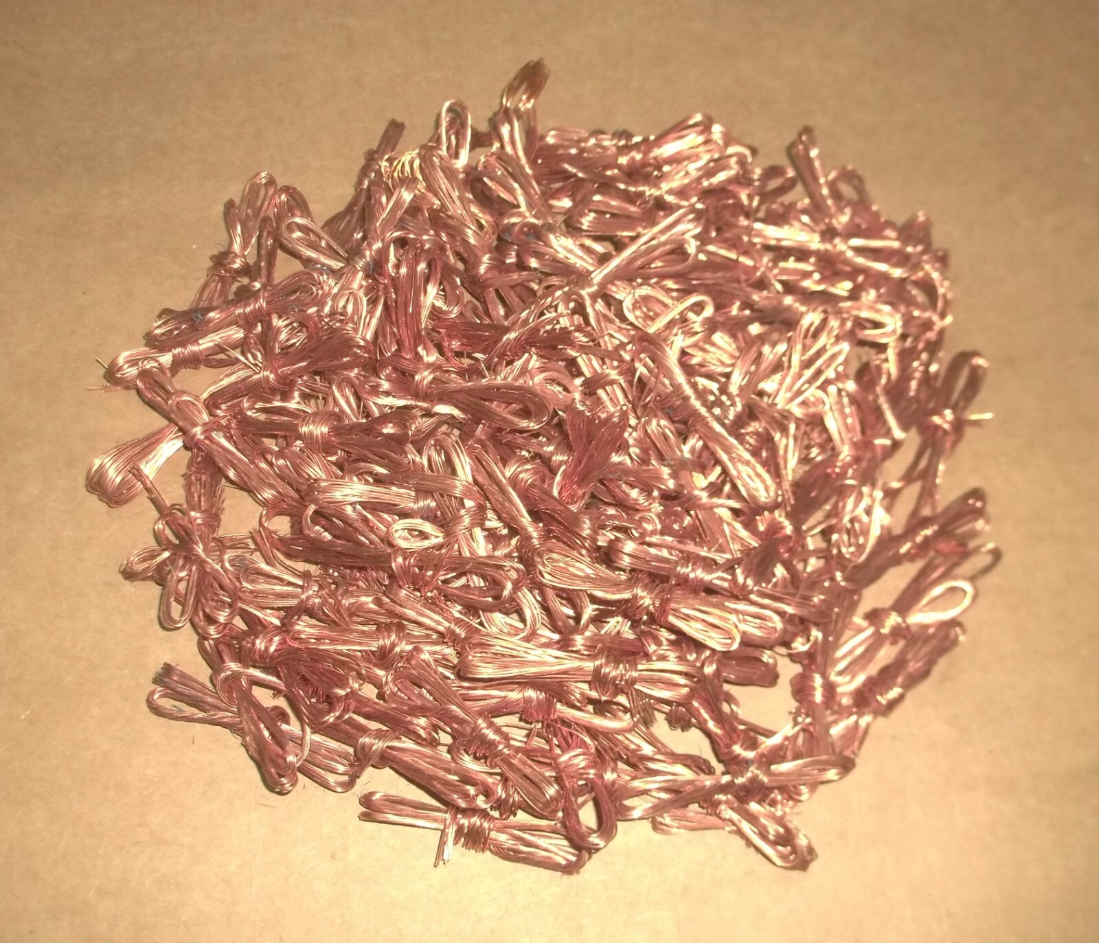 Over 2 lbs. Scrap Clean Bare Bright Copper Wire ~ Craft Jewelry Melt ...