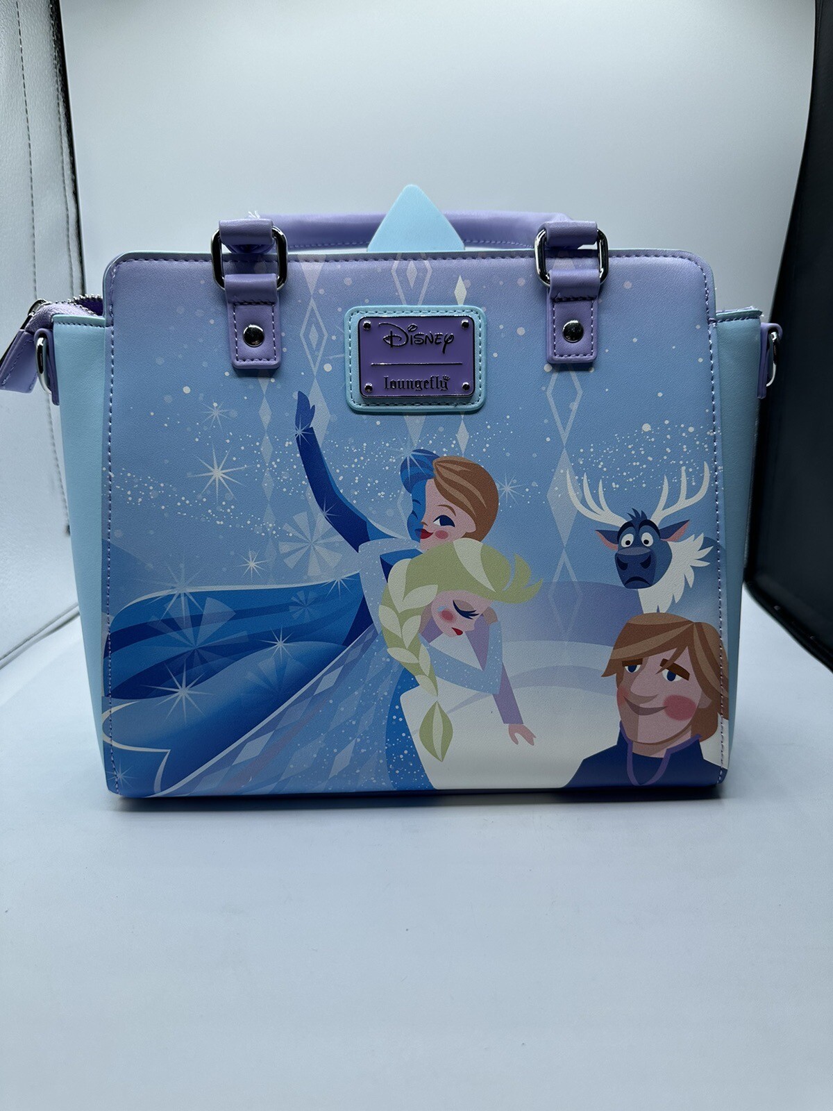 Loungefly Disney Frozen Elsa Princess Castle Crossbody Bag Purse ...