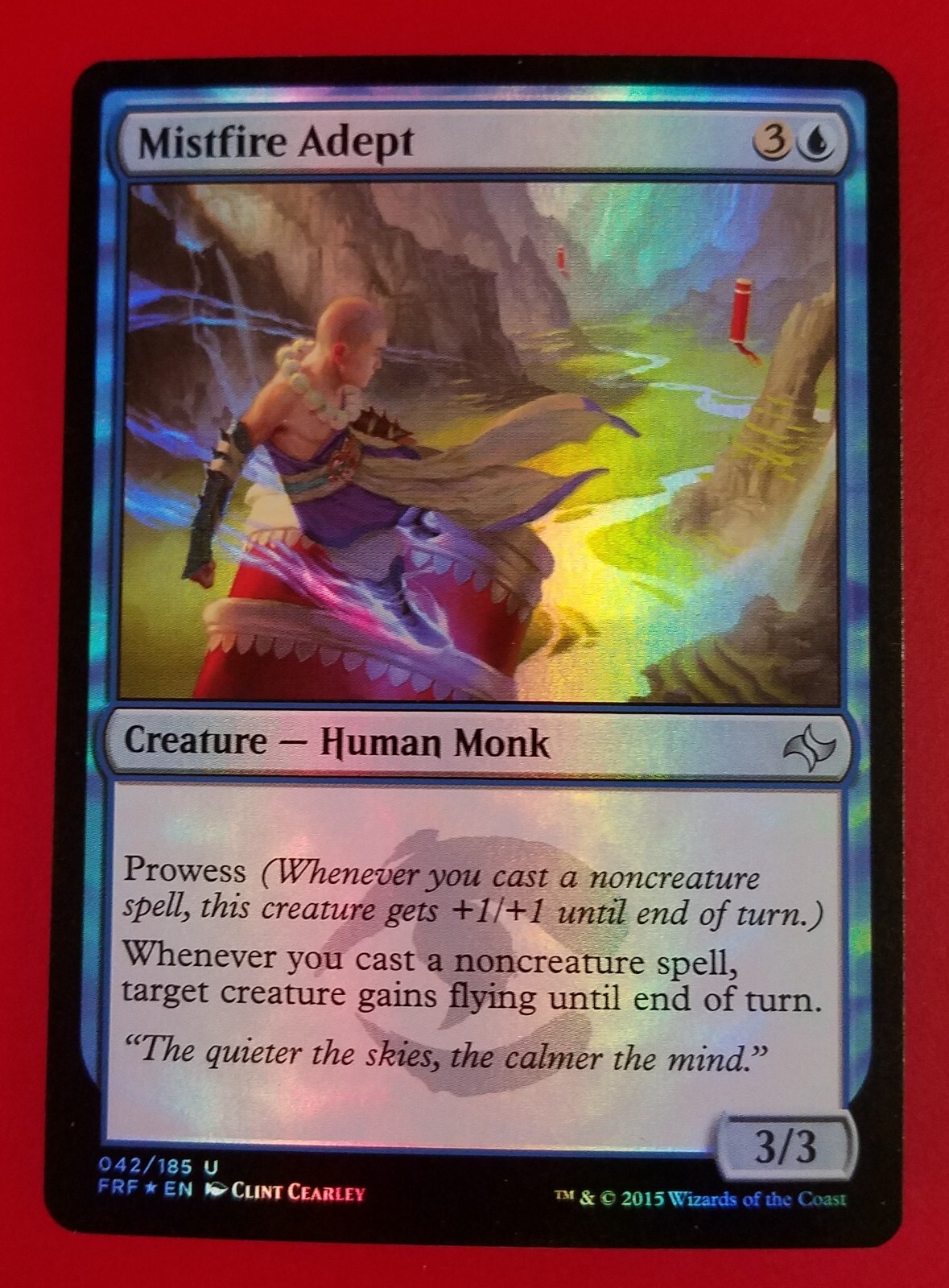 1x Mistfire Adept | FOIL | Fate Reforged | MTG Magic Cards | eBay