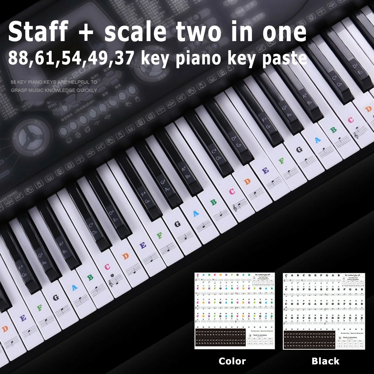 Piano Keys Notes 61