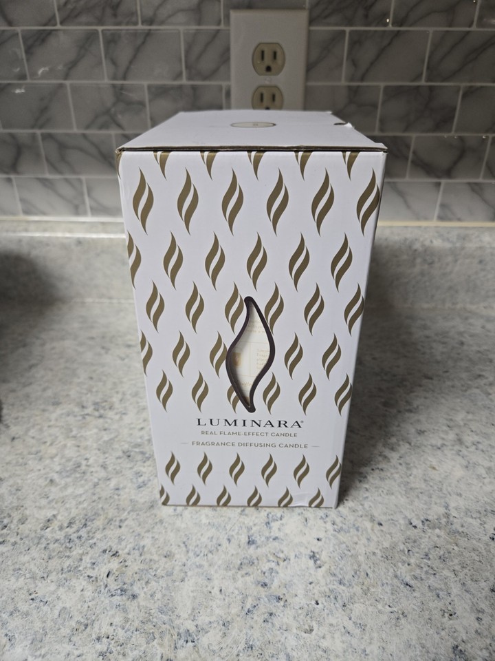 Luminara 7" Fragrance Diffusing Flameless Pillar Candle New | eBay