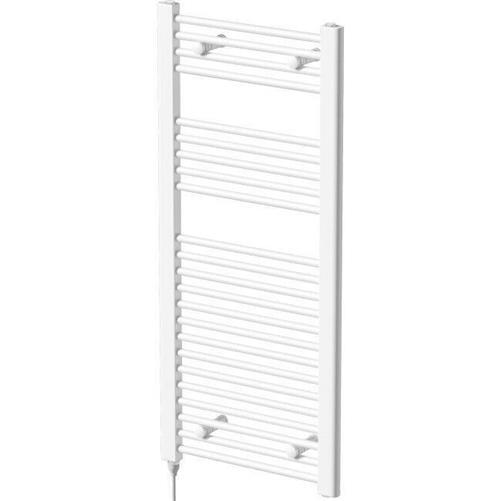 Bathroom Electric Flat Towel Rail Ladder Radiator 1100mm x 500mm White ...