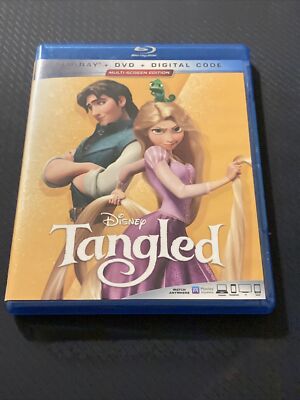 Disney Tangled Blu-Ray + DVD (Digital Code Not Included) | eBay