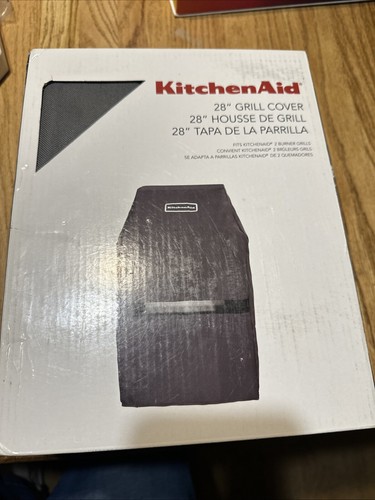 KitchenAid Grill Cover 28 Inch Weather Resistant Cart Style Polyester ...