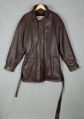 Pelle Studio Wilson's Leather Size XL Full Zip Lined Brown Leather Jacket | eBay