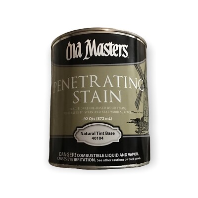 Old Masters penetrating stain .92Qts. Natural Tint Base 40104 | eBay