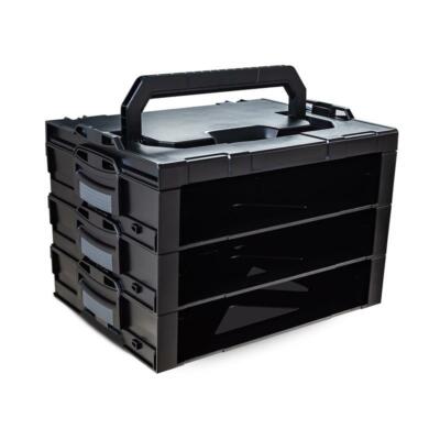 Sortimo Systemkoffer i-BOXX Rack 3er Block Industrial Line / schwarz ...