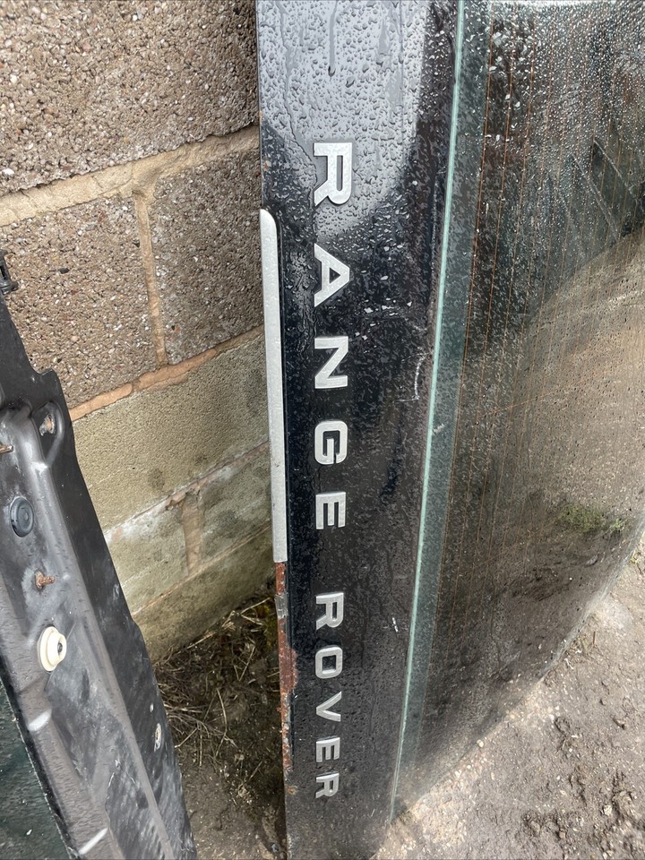 Lot4 RANGE ROVER L322 Rear Lower Tailgate 02 To 2012 With Glass Black ...