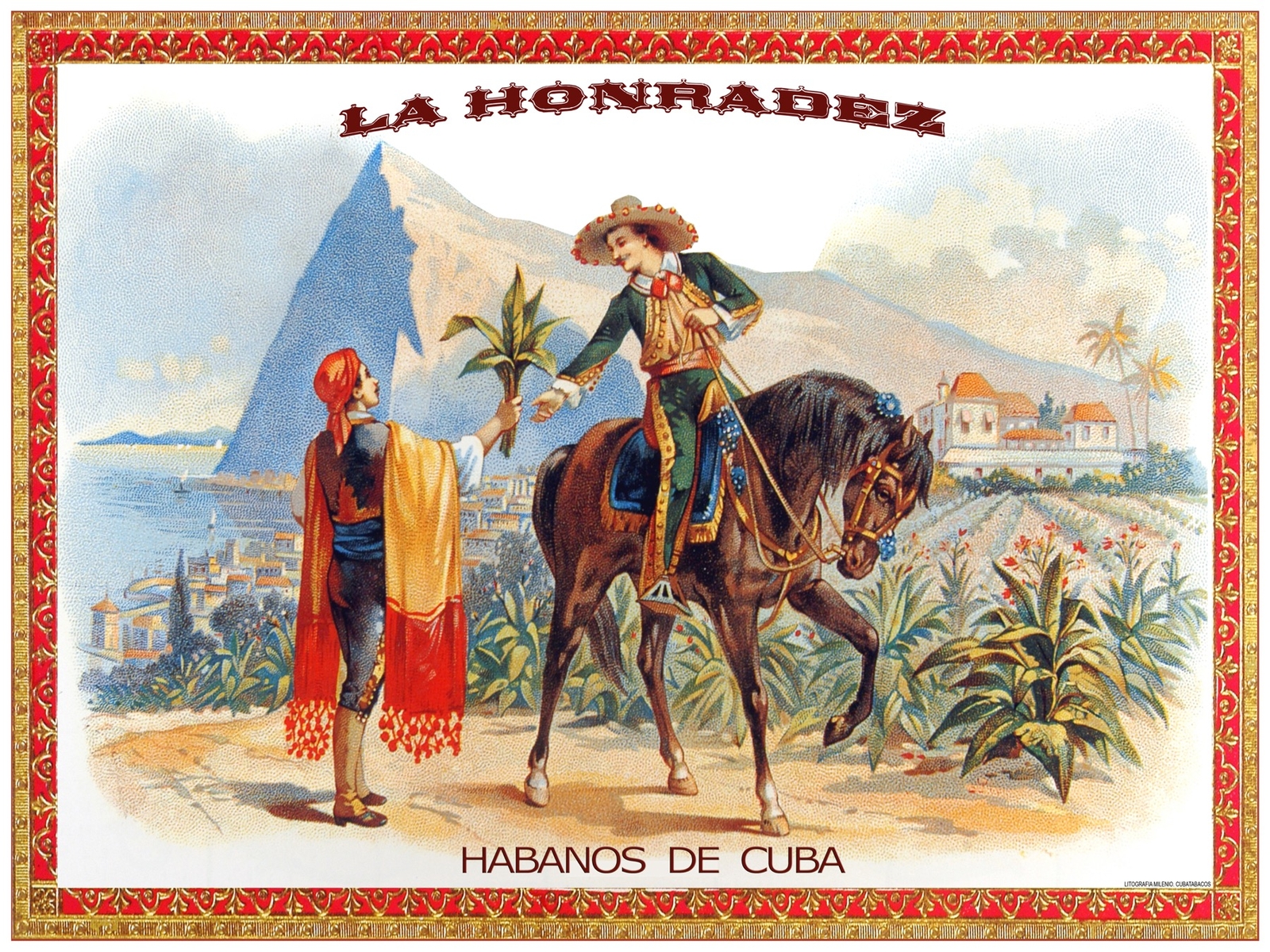693.Decoration Poster.Home Wall art decor.La Honradez Pre-Castro Cuban ...