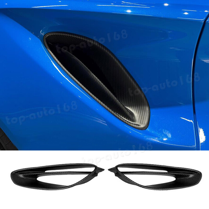 Matte Carbon Fiber Side Intake Air Vents Cover Replace For 2023-2025 ...