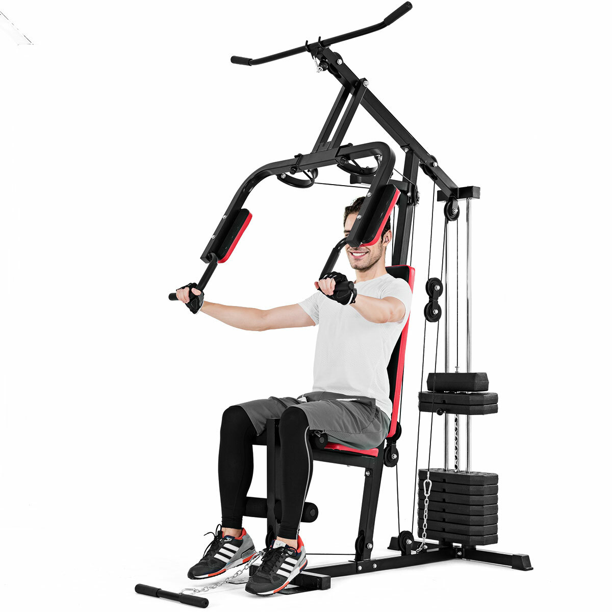 Multifunction Cross Trainer Workout Machine Strength Training Fitness ...