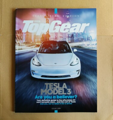 Top Gear Magazine 299 Sept 2017 - Tesla Model 3 | eBay UK