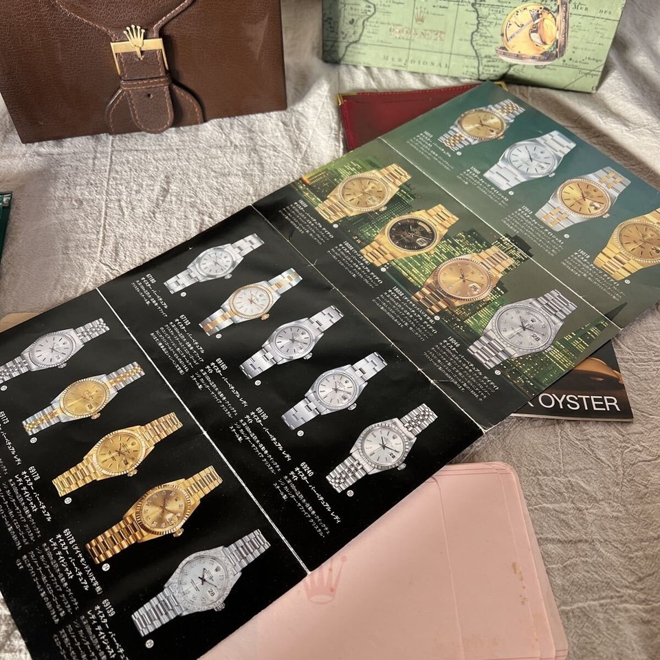 GENUINE ROLEX Day-Date watch box case Booklet tag calendar 71.00.08 ...