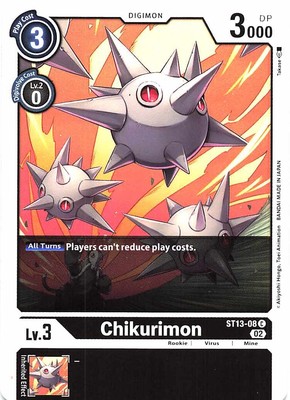 ST13-08 C Chikurimon Digimon ST13-08 Digimon | eBay