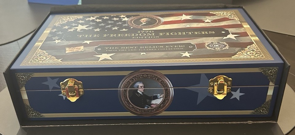 2025 Super Products Pieces Of The Past 1776 Freedom Fighters Wooden Box ...