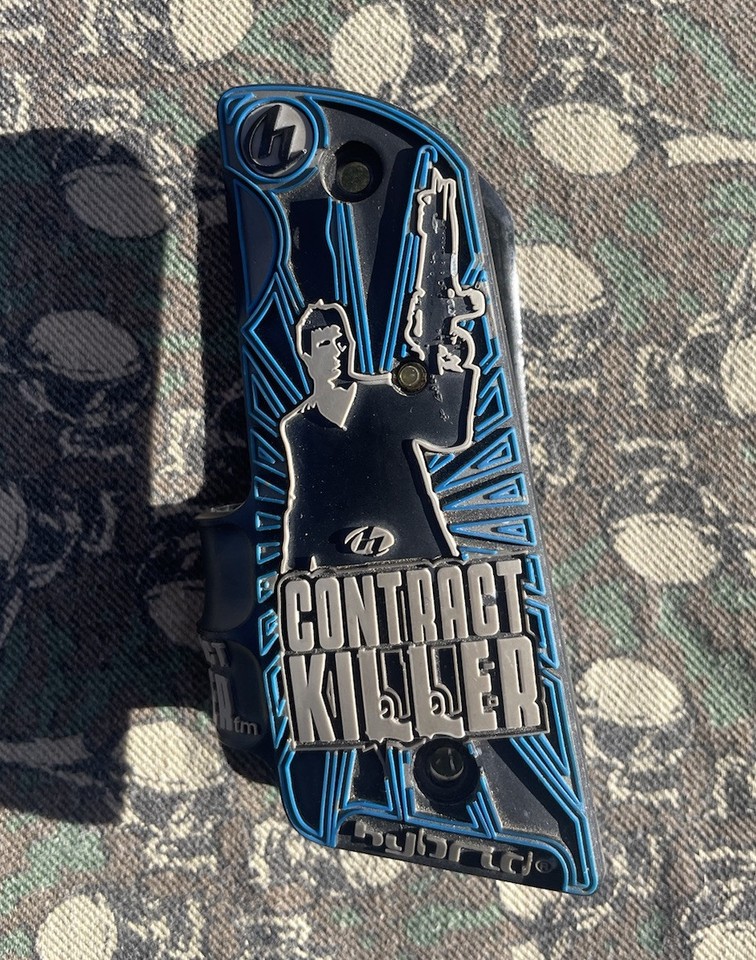 HYBRID PAINTBALL BLUE SCARFACE 45 GRIPS WGP AUTOCOCKER BOB LONG SHOCKER ...