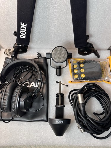 Rode Bundle & PodCast Setup Rode Pod Mic With Rode Mic Arm beginner ...
