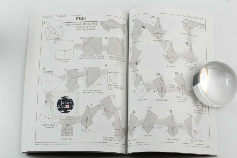 Origami Tanteidan Convention Book Models by Japanese Folders Vol.18-27 ...