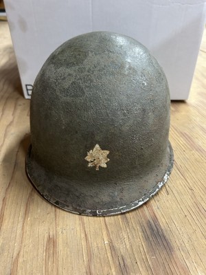 M1 Helmet LT Colonel Front Seam Fixed Bale 5th Army Marked Liner Ww2 | eBay