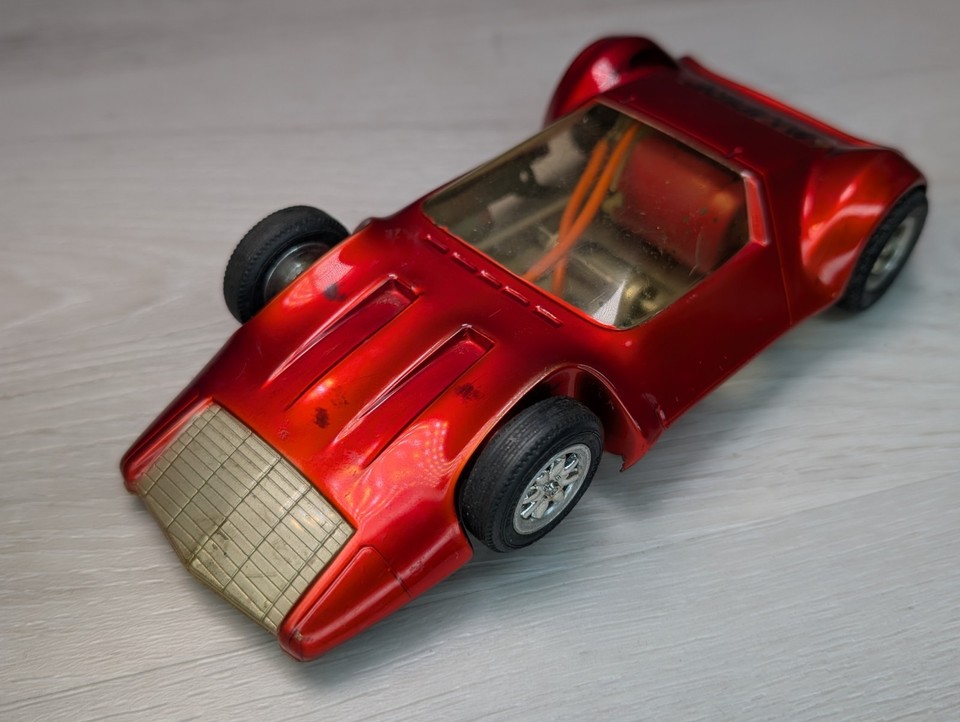 Vintage Monogram Vampire Thingie 1/32 Slot Car Original 1960'S Red RARE ...