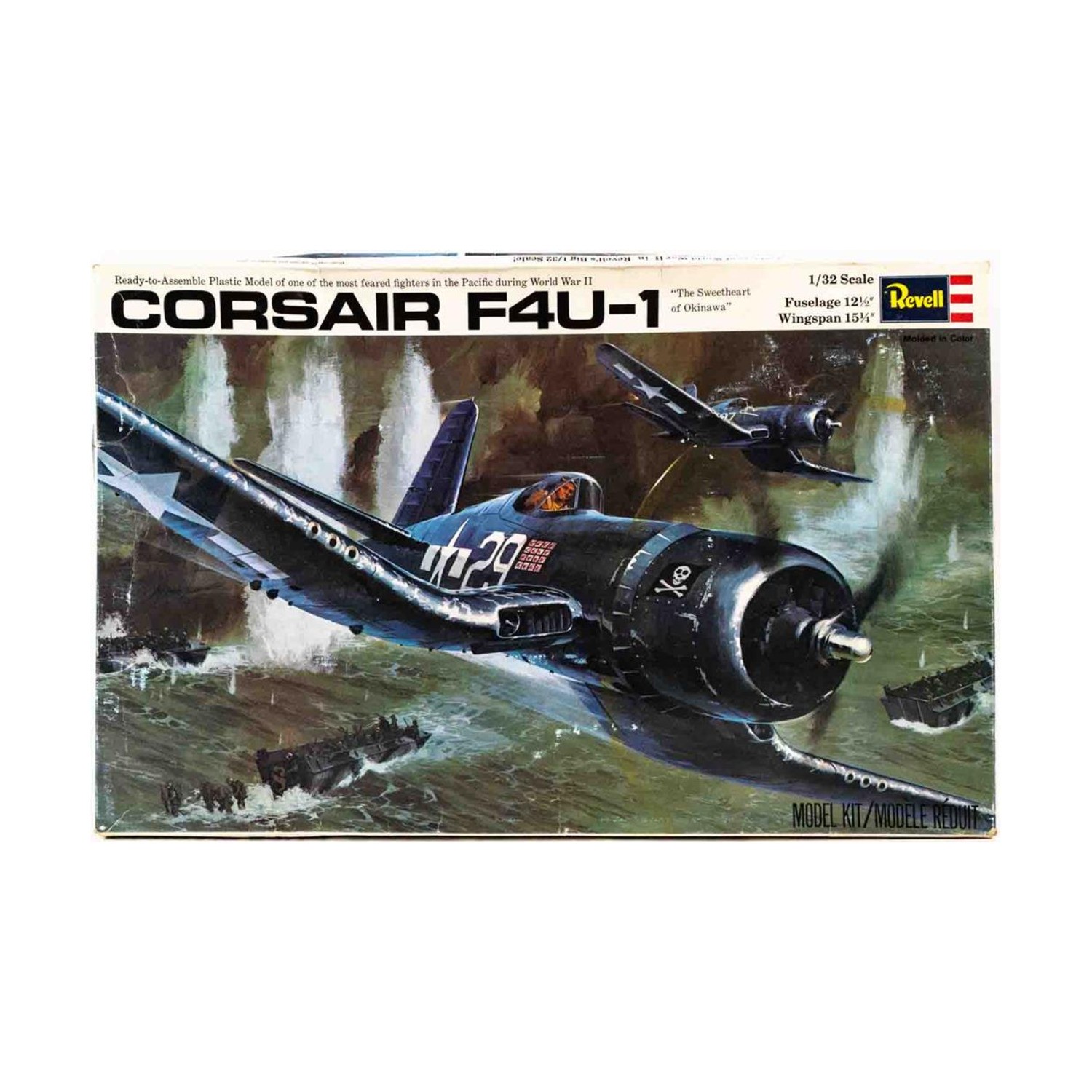 Revell/Monogram Model Kit 1/32 Corsair F4U-1 VG/EX | eBay
