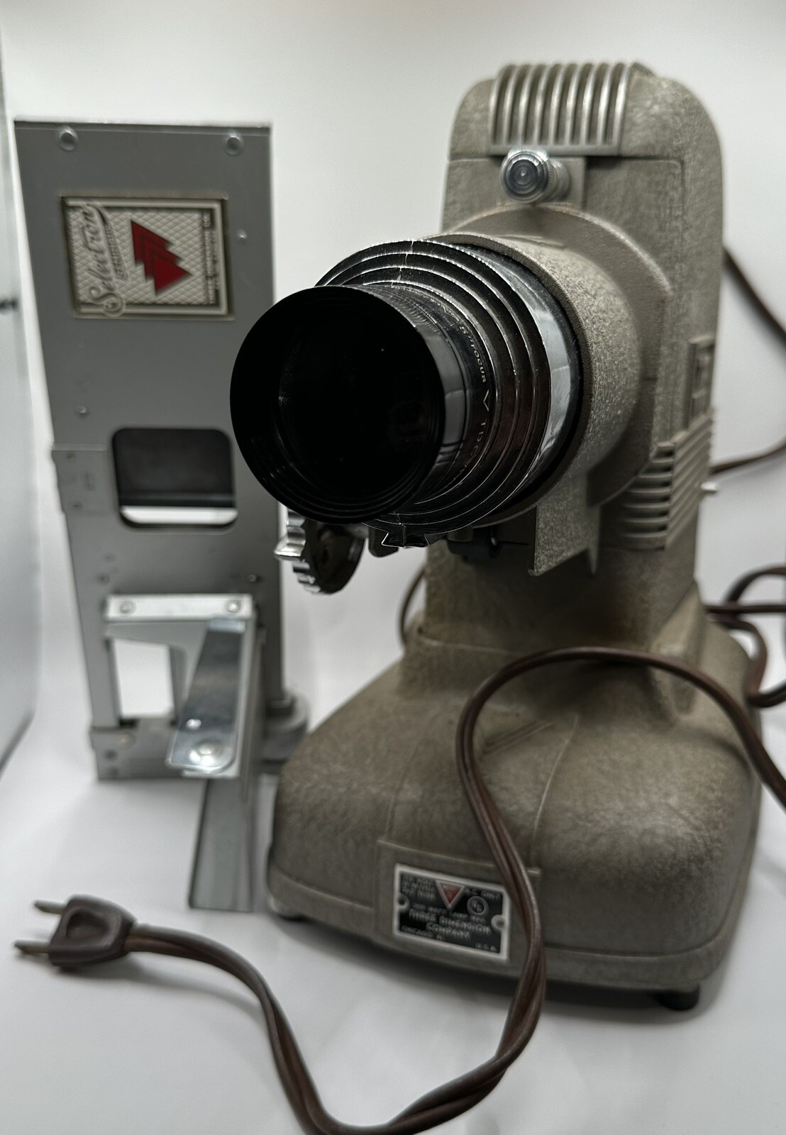 Vintage TDC Vivid Model D Selectron Slide Film Projector. Works! No ...