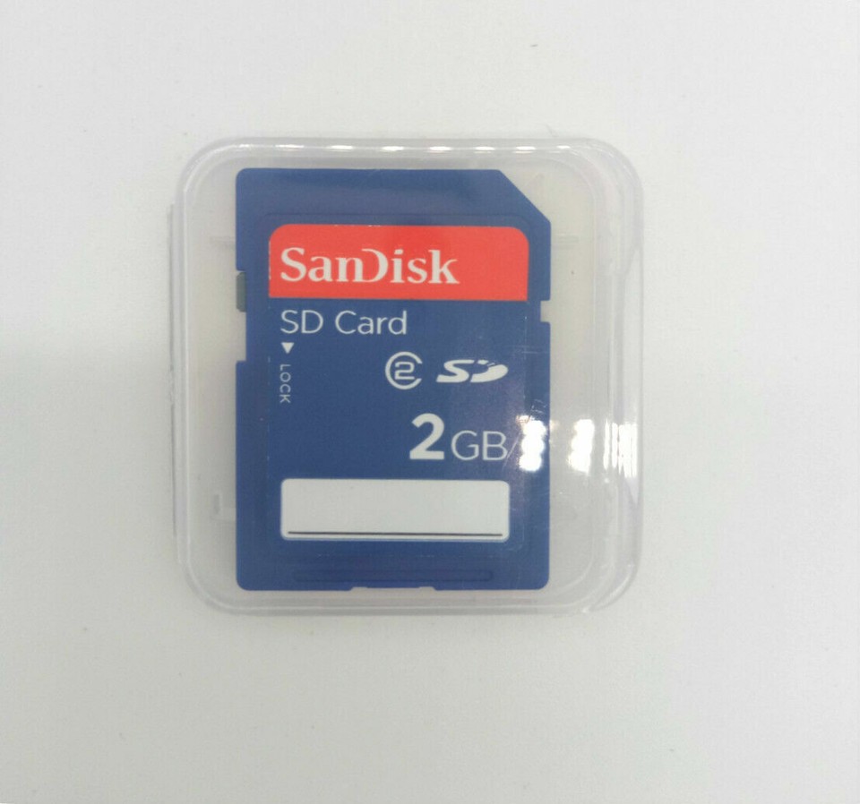SanDisk 2GB 2G SD Card sdsdb-2048 Standard Secure Digital Memory Blue ...