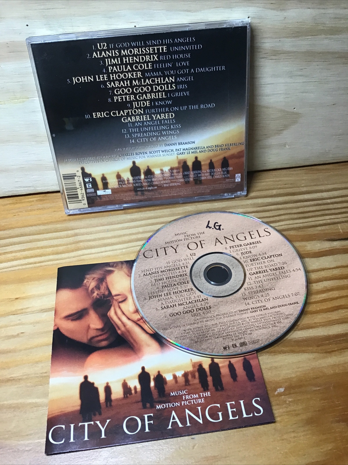 City Of Angels: Music From The Motion Picture - Audio CD - VERY GOOD ...