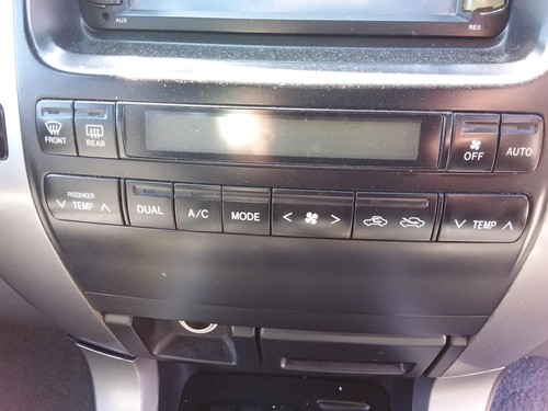 TOYOTA PRADO HEATER/AC CONTROLS 120 SERIES, CLIMATE CONTROL TYPE, 02/03 ...