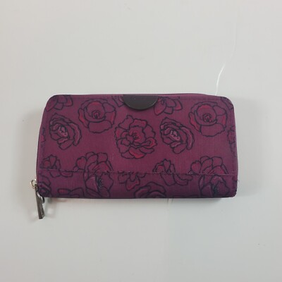 Travelon safe id rfid wallet purple floral wristlet | eBay