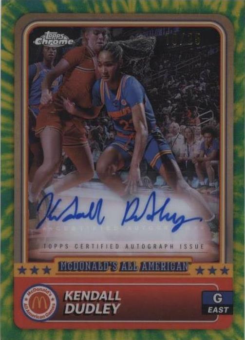 2024 Topps Chrome Mcdonald's All American - Kendall Dudley #2 Tie-Dye ...
