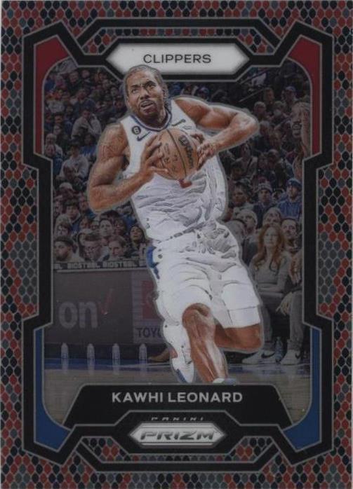 2023-24 Panini Prizm - Kawhi Leonard #4 Snake Skin Prizm for sale ...