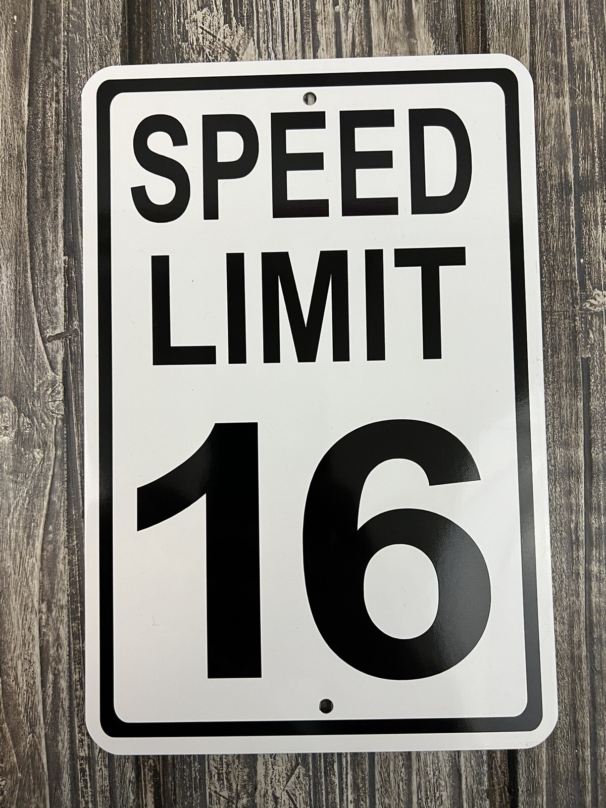 Speed Limit 16 mph Mini Metal Street Sign 6”x9” (NEW) 16th Birthday ...