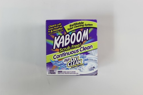 Kaboom Scrub Free! Toilet Bowl Cleaner System & 2 Refill Pouches Lasts ...