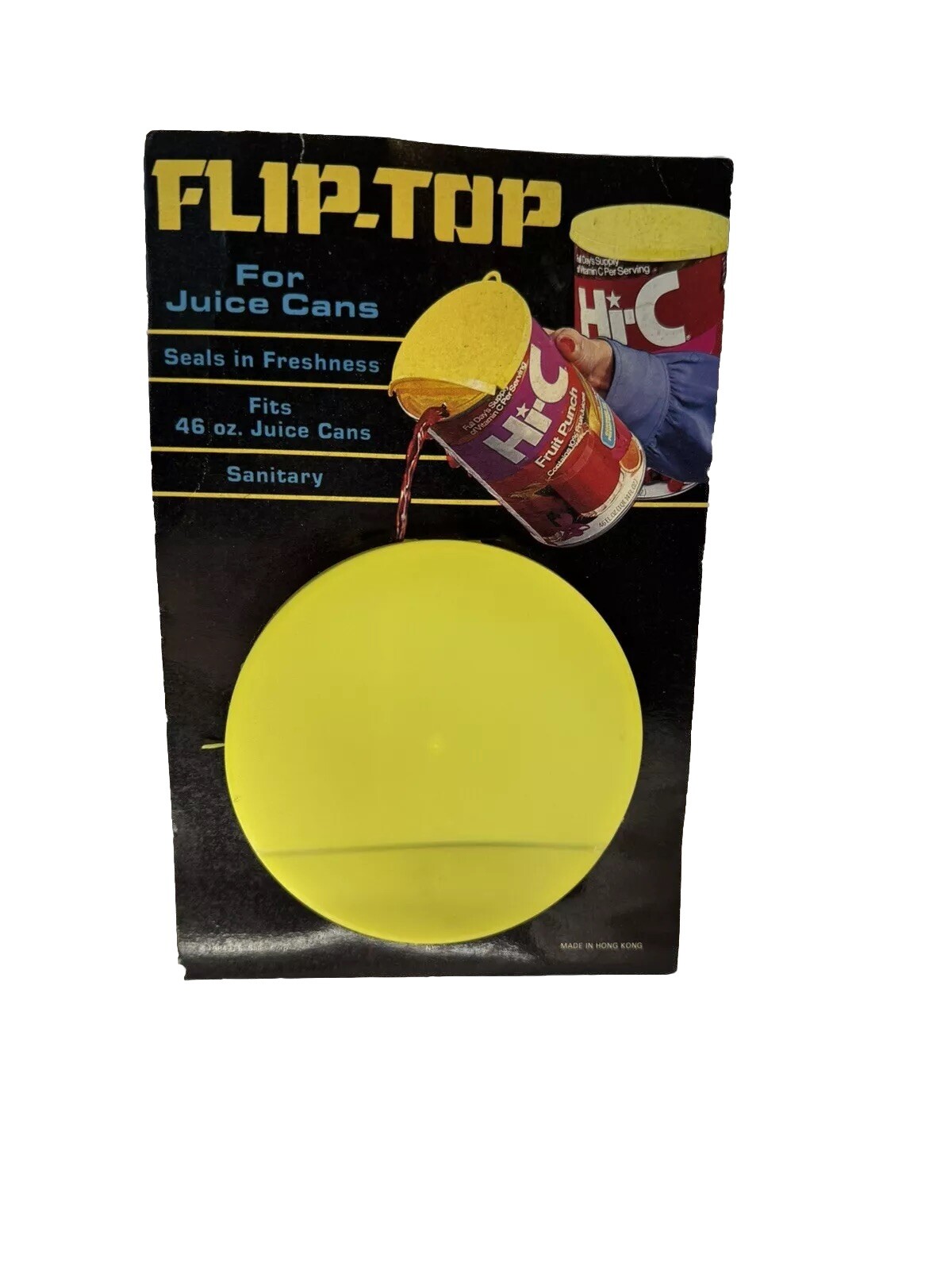 Vintage 1984 Plastic FLIP-TOP Juice 46oz Cans Hi-C U.S. Sales Corp Hong ...