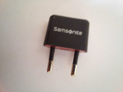 Samsonite converter adaptor to Europe Middle East International Plug | eBay