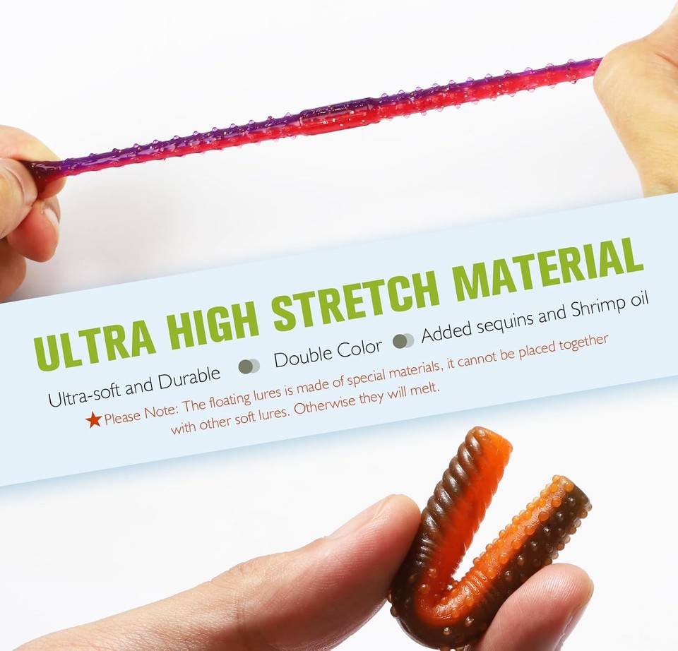 64pcs Ned Rig Jig Heads Ned Rig Hooks with Soft Lures Kit Weedless | eBay