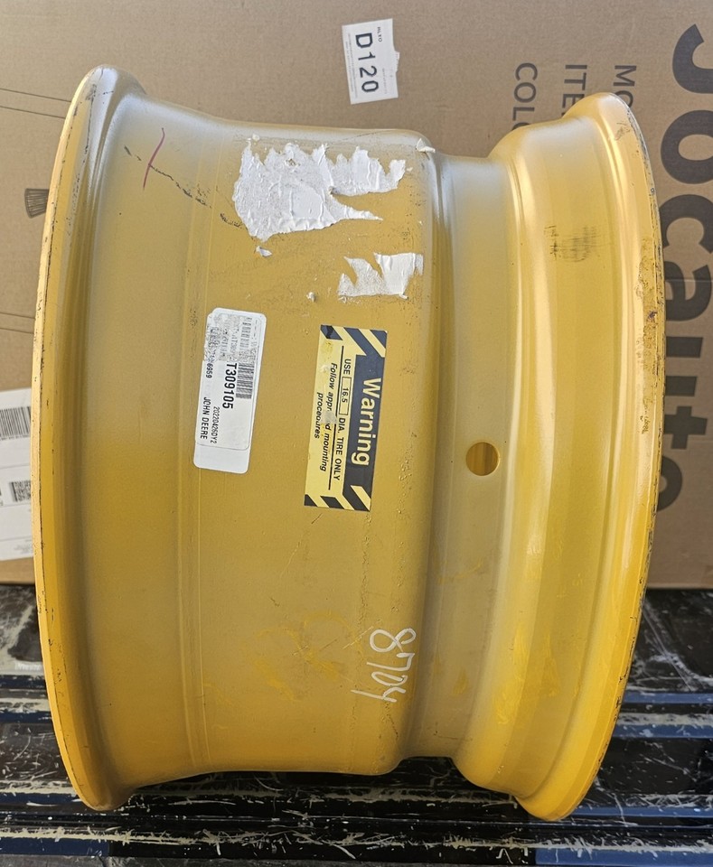 John Deere AT309105 16.5x9.75 Wheel 8x275 Rim JD Backhoe Loader ...