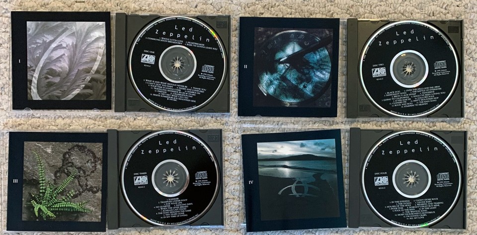 Led Zeppelin 4 Box Set - 4 CD's + 26 Page Book and poster - 1990 | eBay