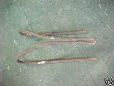 Strange Metal Rod Iron tool folk art? special purpose | eBay