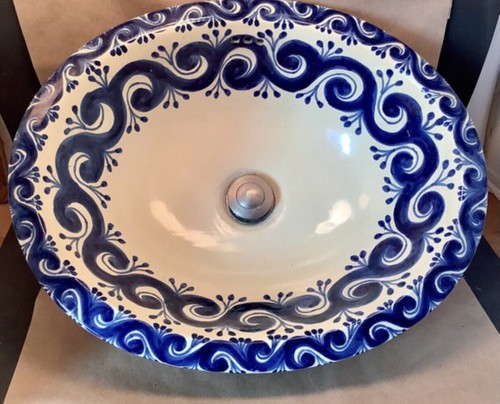 Mexican Painted Bathroom Sinks – Rispa