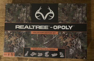 Realtree-Opoly Hunting Board Game Collector's Edition Monopoly Factory ...