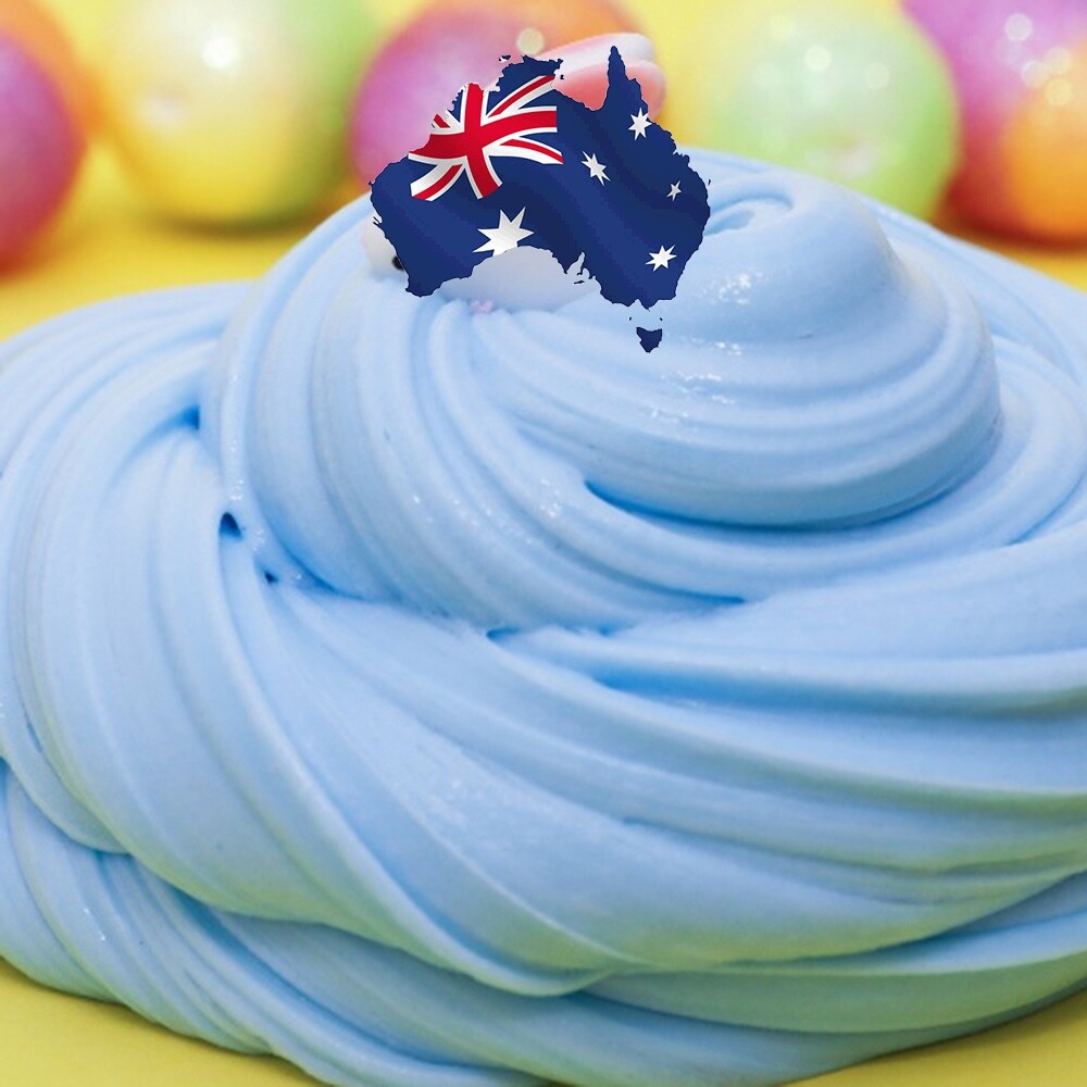 Fluffy Pastel Baby Blue Butter Slime | Kids Craft Slimes | Australian ...
