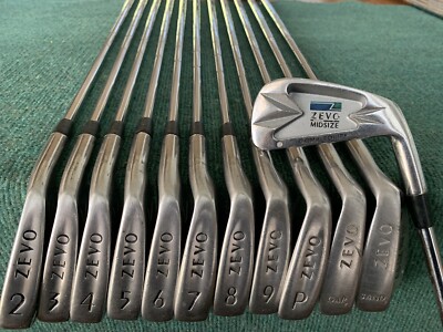 Zevo Comp Equipe Midsize Iron Set - RH, 1-SW, Stiff Steel, Black Dot ...