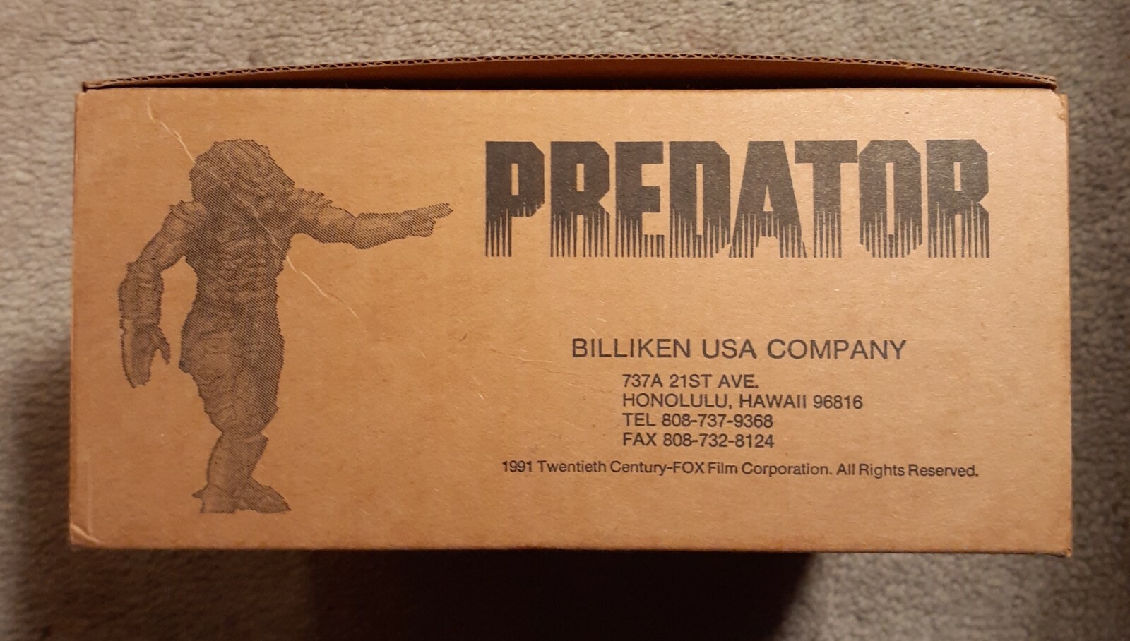 PREDATOR Vinyl Kit By BILLIKEN 12" Tall (NEW) 1991 MADE IN JAPAN | eBay