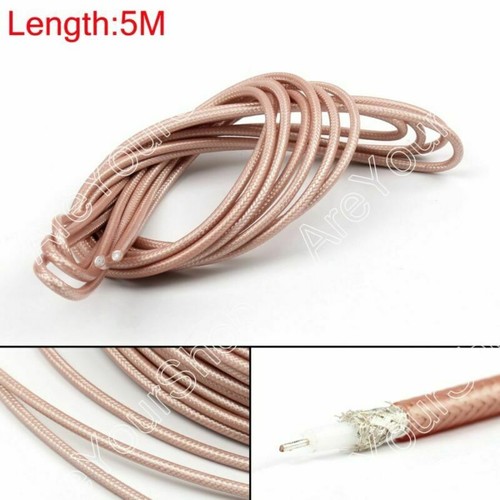 5m RG142 RF Coaxial Cable Connector 50ohm M17/60 RG-142 Coax Pigtail ...
