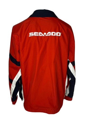 Sea-Doo Sporting Full Zip Jacket Coat Sailing Riding Red Men’s Size ...