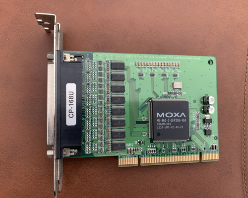 MOXA CP-168U RS232 PCI multiple serial port card | eBay