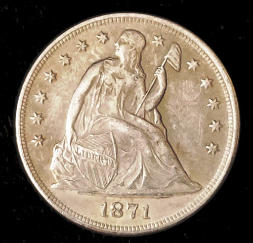 1871 Seated Liberty ONE DOLLAR COMMEMORATIVE COIN, realistic copy | eBay