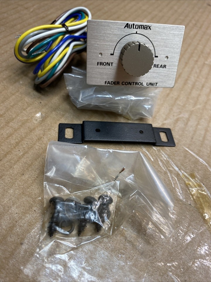 speaker fader control kit Fits All Cars All Speakers Pre-wired Vintage ...